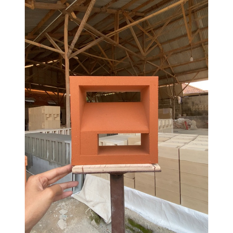 Jual Roster beton terakota merah bata kualitas super motif nako baru ...