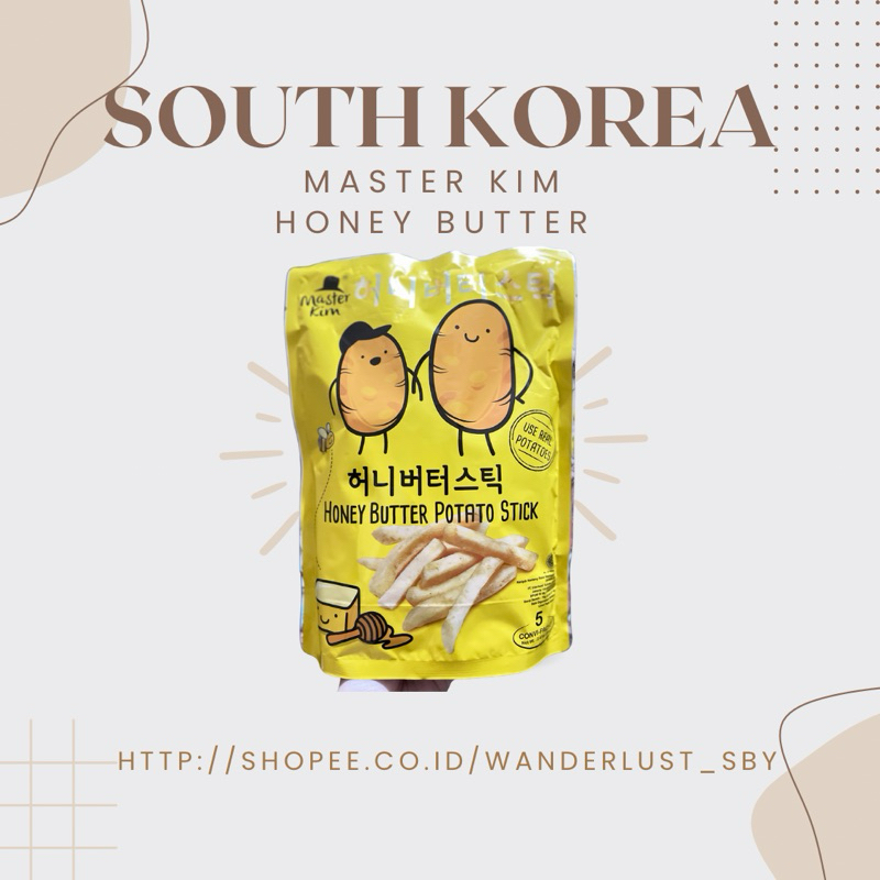 Jual (JAJANAN KOREA ORIGINAL) Master Kim Potato Stick | Snack Import ...