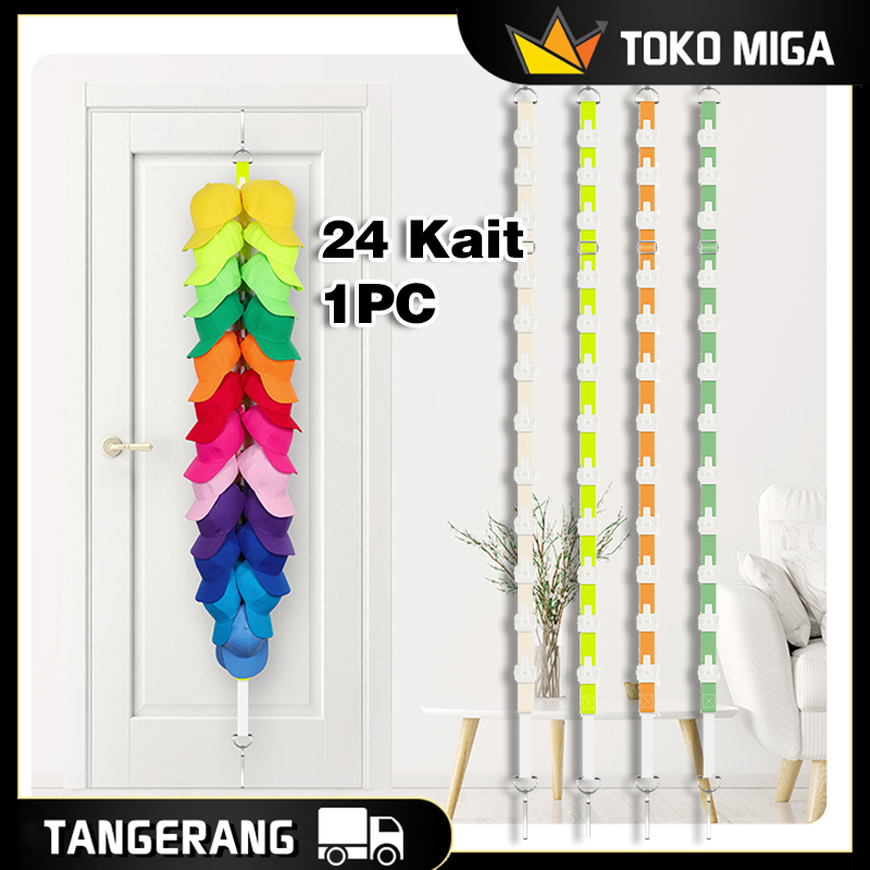 Jual 24 Kait Rak Topi Gantung 2,35*3,1cm Gantungan Topi Dinding ...