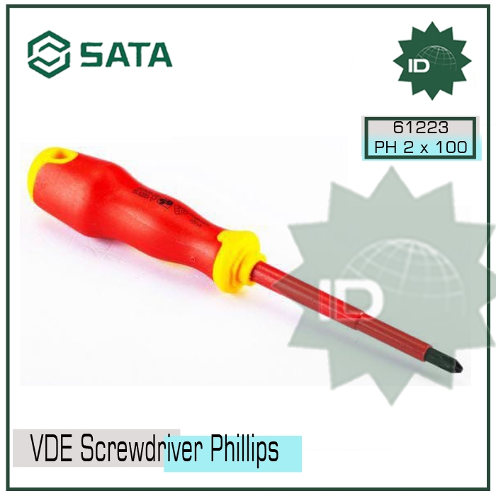 Jual OBENG PLUS 61223 VDE INSULATED SCREWDRIVER PHILLIPS #2 X 100 MM ...