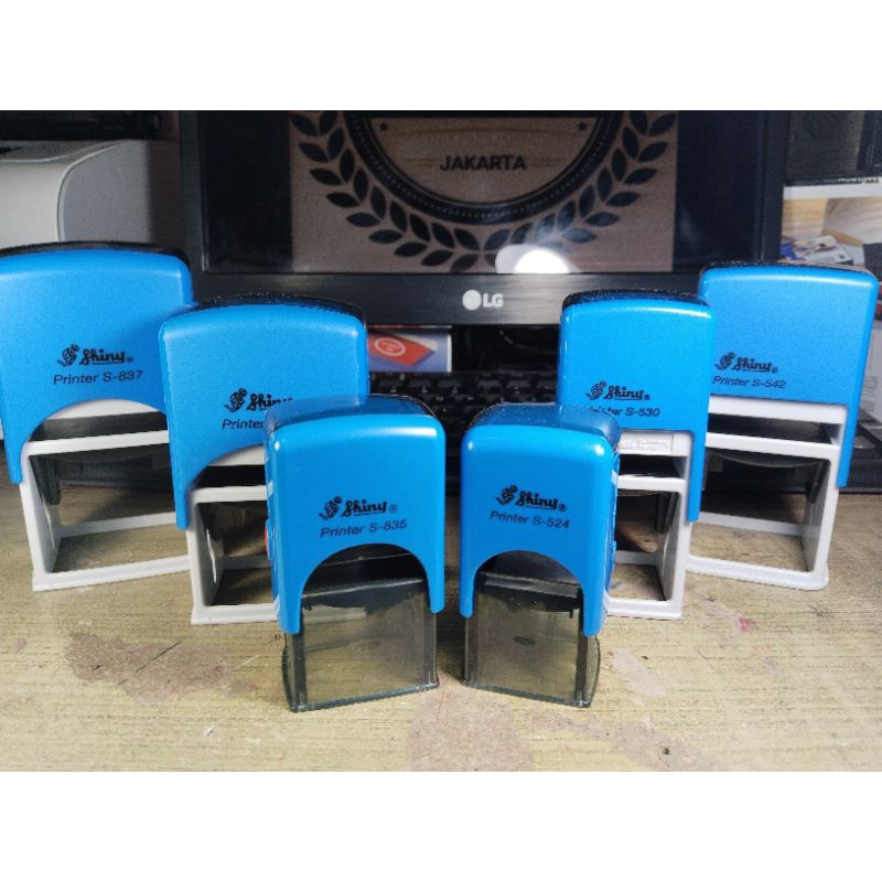 Jual Stempel Shiny S834, S835 , S836 , S837 + Costum/ Design | Shopee ...