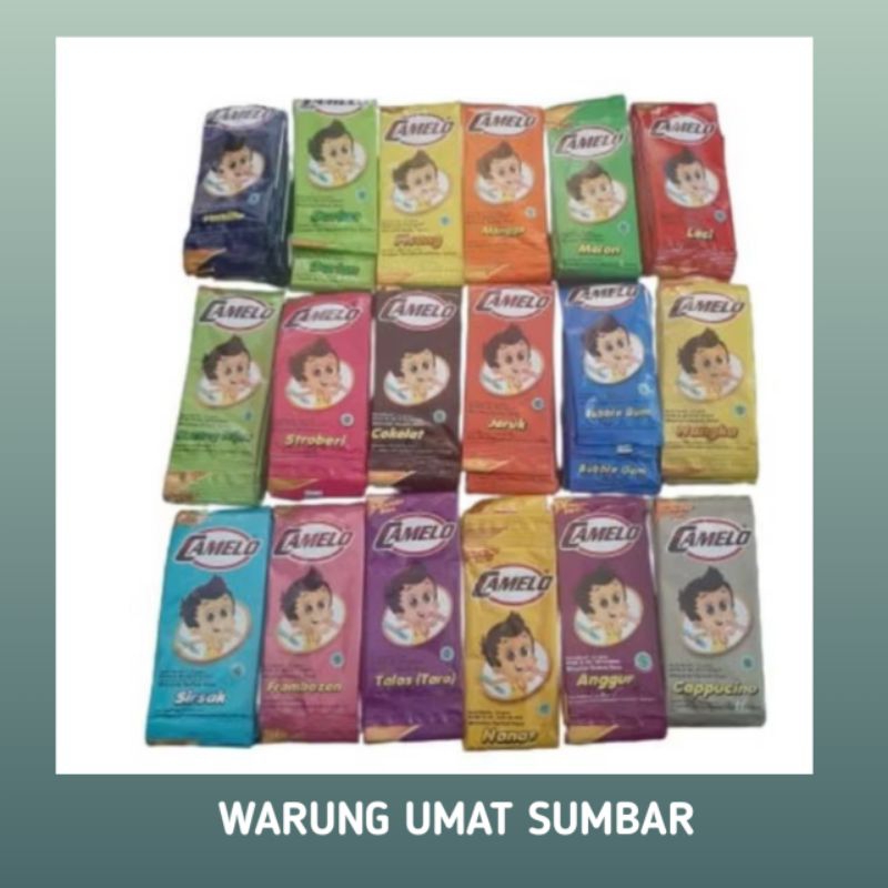Jual Resep Es Camelo 1 Pack Campur isi 240 Sachet | Shopee Indonesia