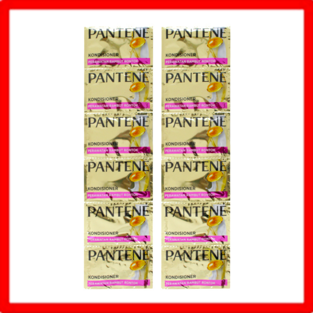 Jual PANTENE KONDISIONER PERAWATAN RAMBUT RONTOK RENCENG ISI 12 SACHET ...