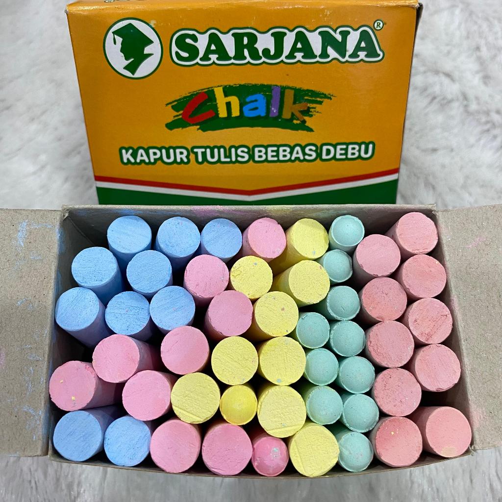 Jual Kapur Tulis merk SARJANA bebas debu cocok untuk di segala macam ...