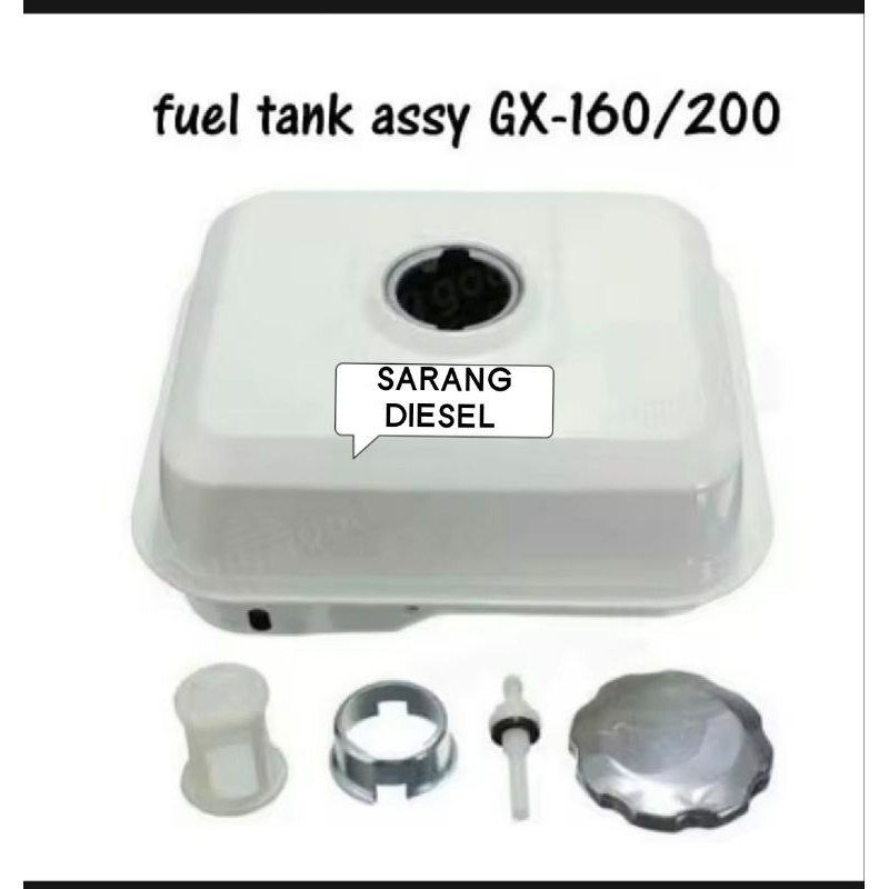 Jual fuel tank assy tangki bensin mesin GX 160 / GX 200 ASLI TAIWAN | Shopee Indonesia