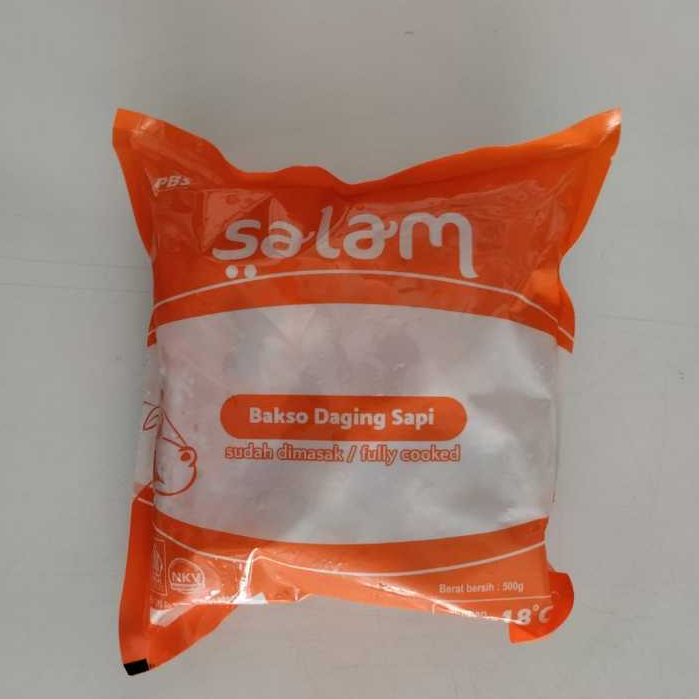 Jual BAKSO SALAM Daging Sapi 500gr Bakso Daging Sapi Sudah Dimasak ...