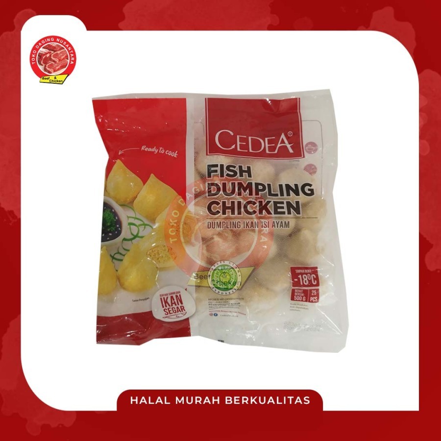 Jual CEDEA FISH DUMPLING CHICKEN 500GR | Shopee Indonesia