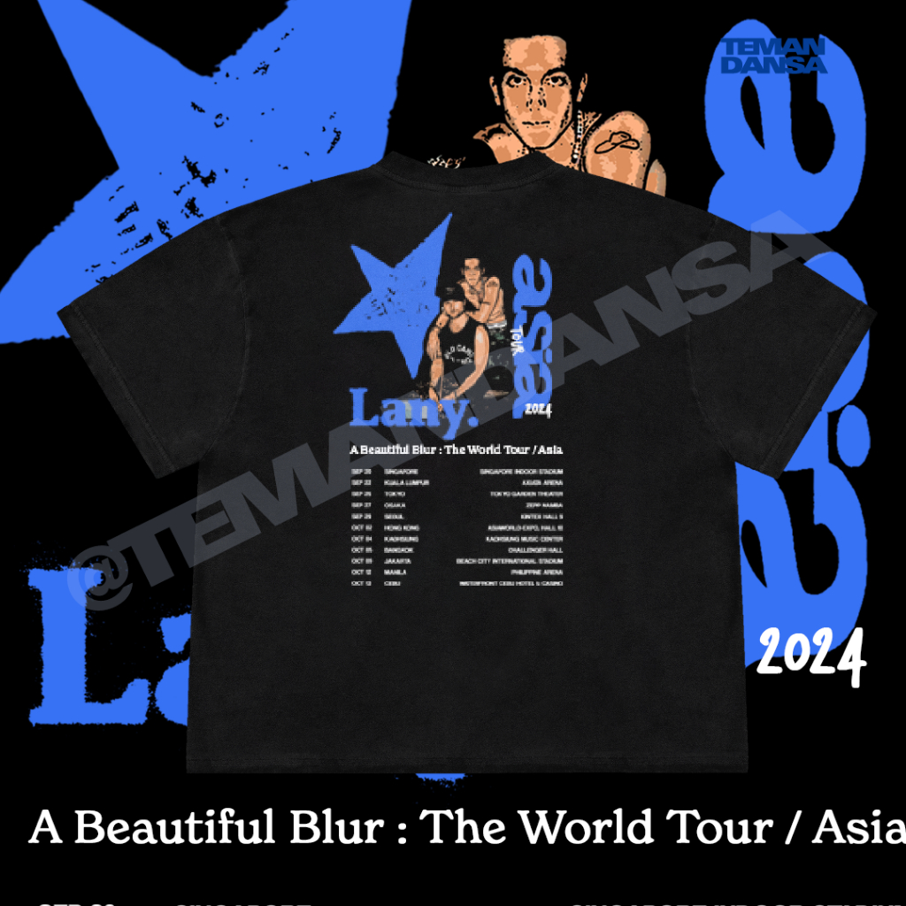 Jual LANY ASIA TOUR 2024 - BOXY OVERSIZED/REGULAR T-SHIRT | Shopee ...