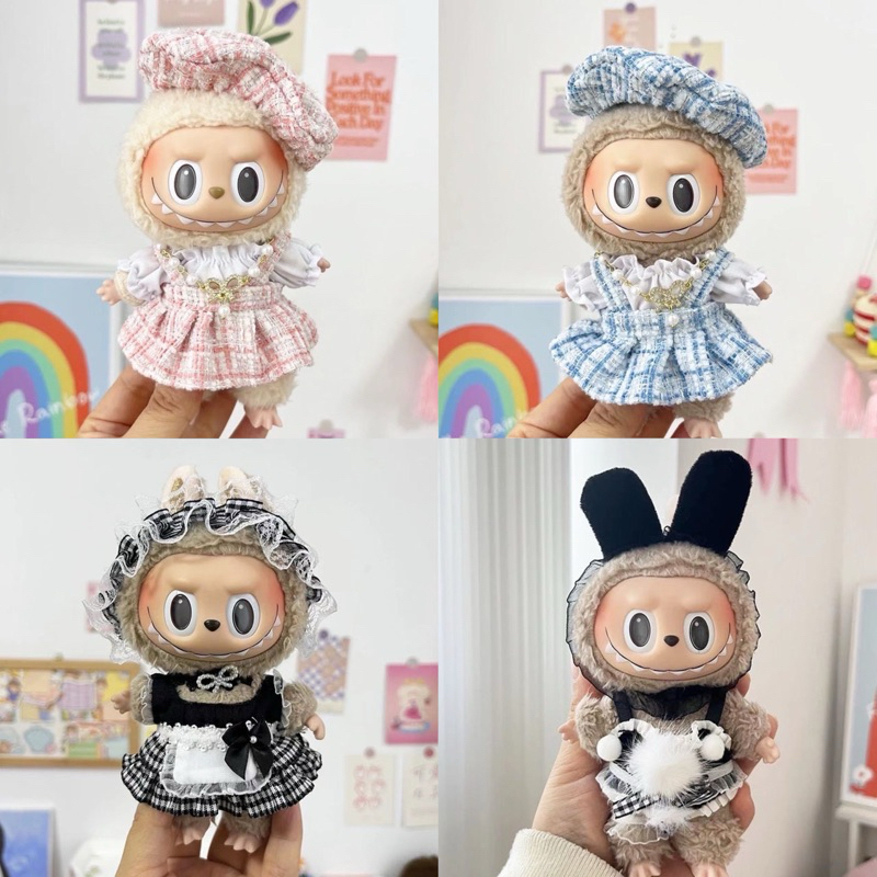 Jual DRESS/ KOSTUM/ BAJU LABUBU POP MART LABUBU EXITING MACAROON Vol. 1 ...