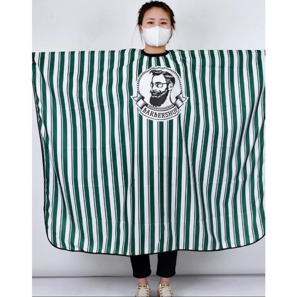 Jual Kain Kap Kip Kep Cape Penutup Potong Rambut Pangkas Barber HIJAU ...
