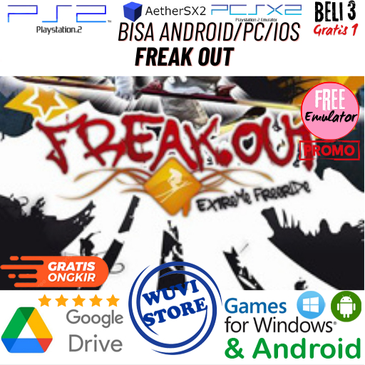 Jual PS 2 Freak Out | Bisa di PC / Android / IOS Plus Emulator | Beli 3 ...