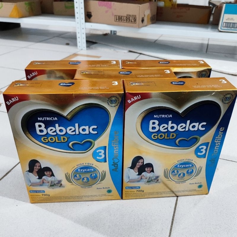Jual Bebelac Gold 3 Susu Bubuk Vanilla 700G Exp 2025 2026 | Shopee Indonesia