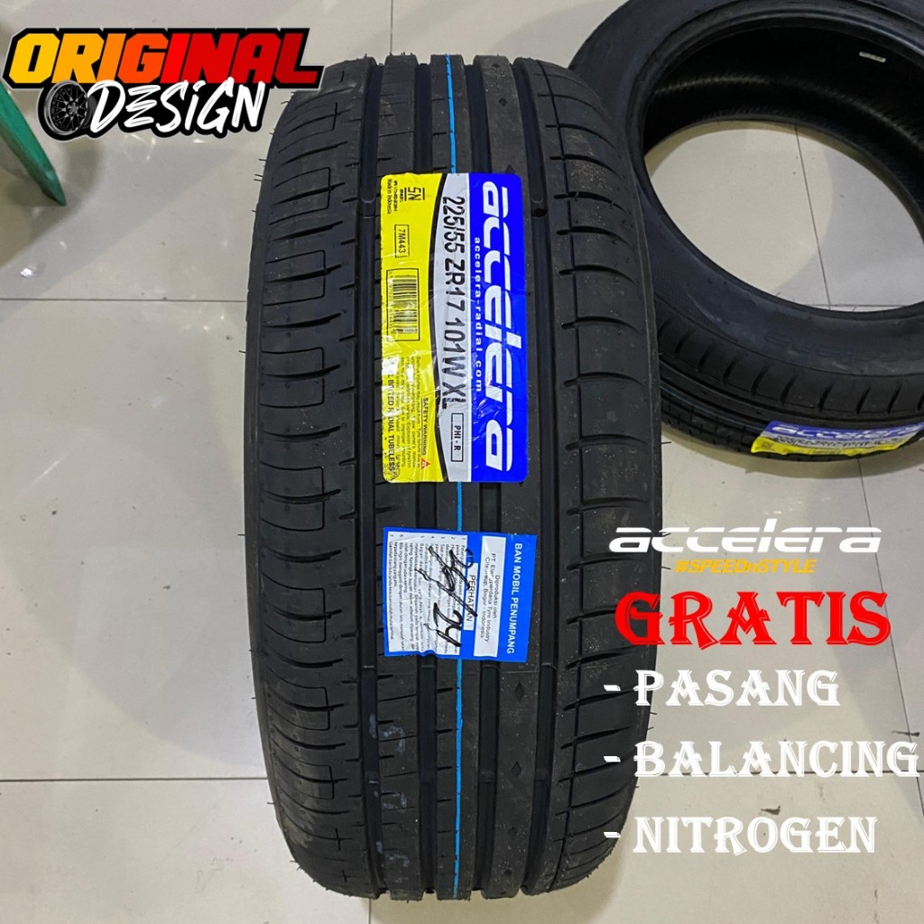 Jual Ban Mobil Ring 17 ACCELERA PHI-R 225 55 R17 MURAH | Shopee Indonesia