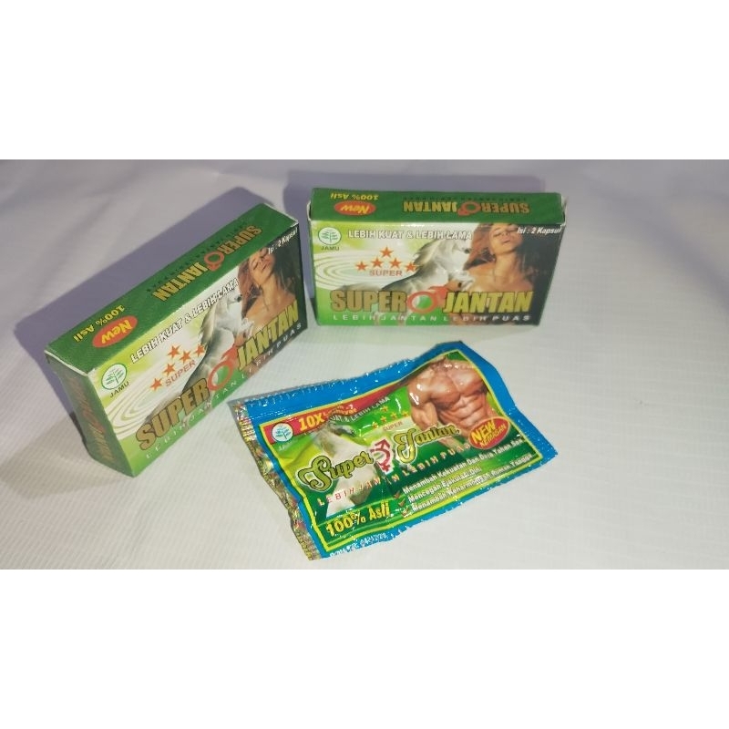 Jual (1 Sachet ) KAPSUL SUPER | JANTAN - KAPSUL LEBIH KUAT 10X | Shopee Indonesia