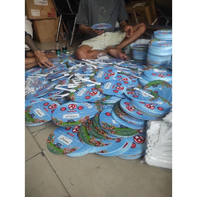 Jual Kipas Custom l Kipas Tangan PVC/PP Custom l Souvernir Custom ...
