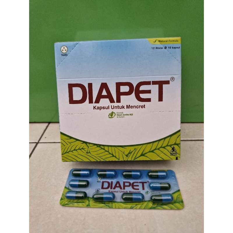 Jual DIAPET BOX ISI 12 BLISTER (120 KAPSUL) | Shopee Indonesia