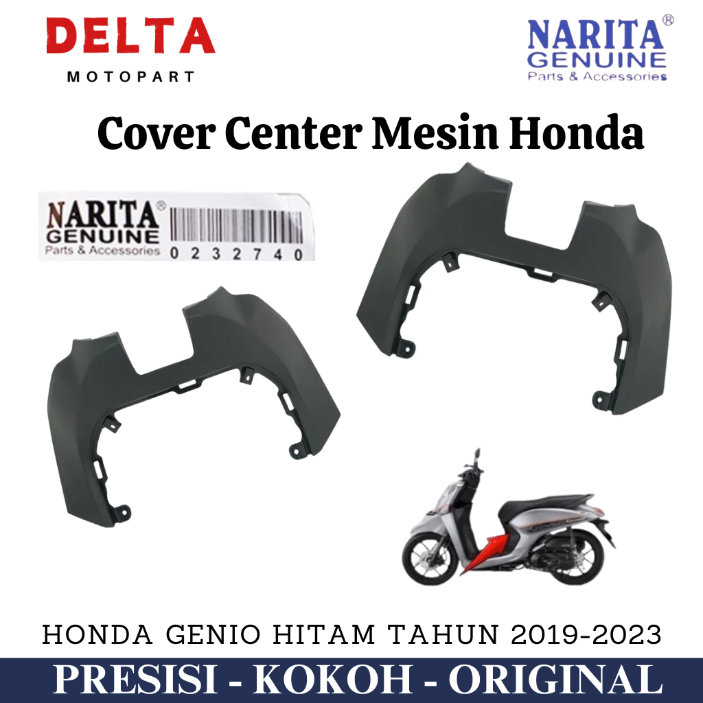 Jual Cover dek tutup mesin bawah jok honda genio hitam tahun 2019-2023 ...