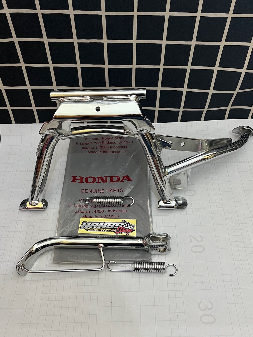 Jual Standar Chrome Vario 1&2 original Honda 125/150 Chrome | Shopee Indonesia