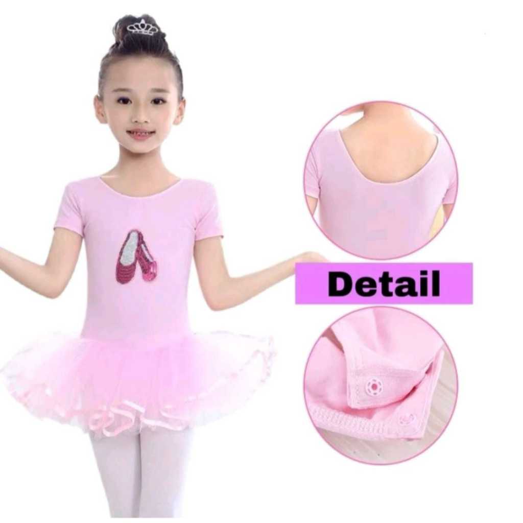 Jual BAJU GAUN DRESS BALET LEOTARD PREMIUM ANAK PITA TUTU MANIK MEKAR ...