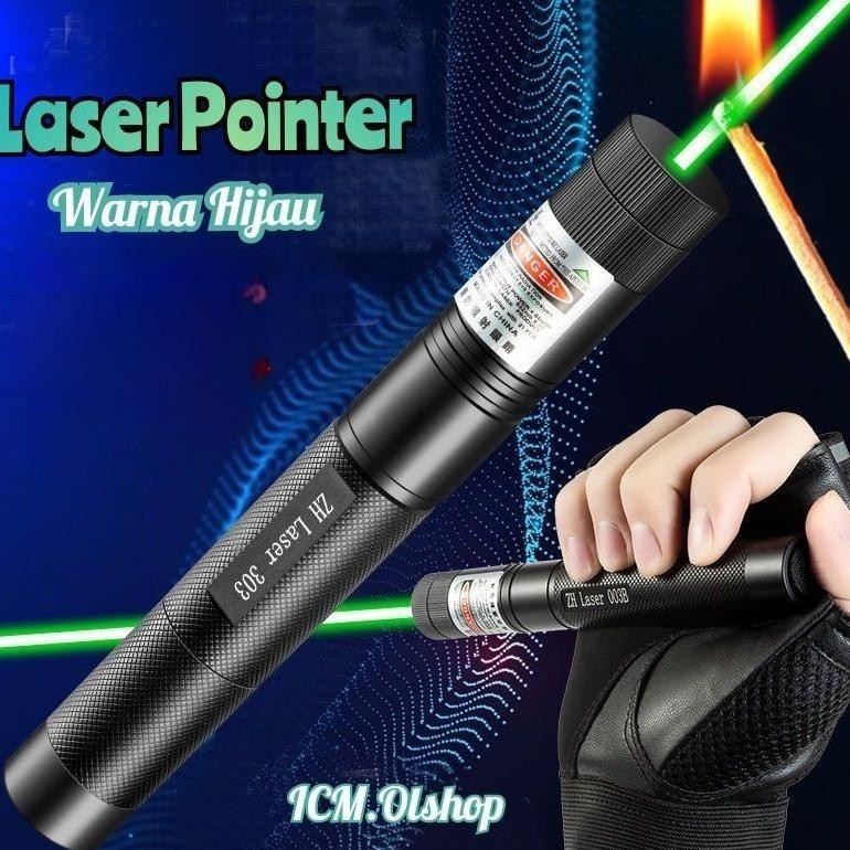 Jual Senter Laser Hijau Jarak Jauh Variasi / Green Laser Pointer 303 ...