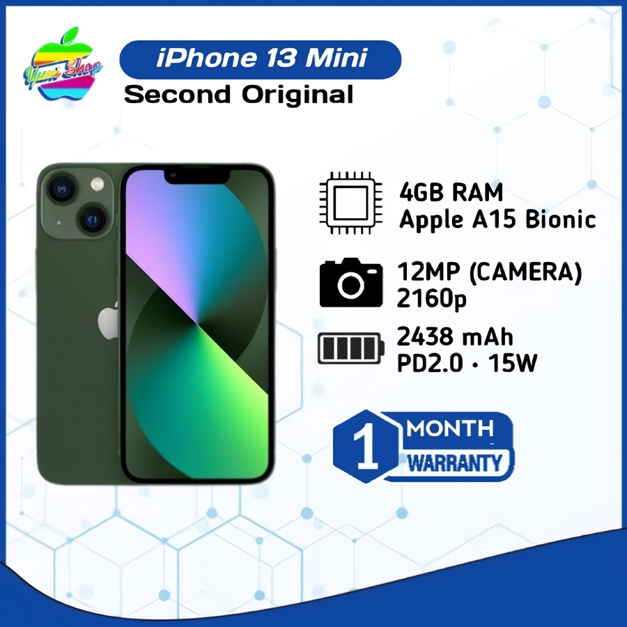 Jual Iphone13 mini 128gb secound original fullset 100%mulus | Shopee Indonesia