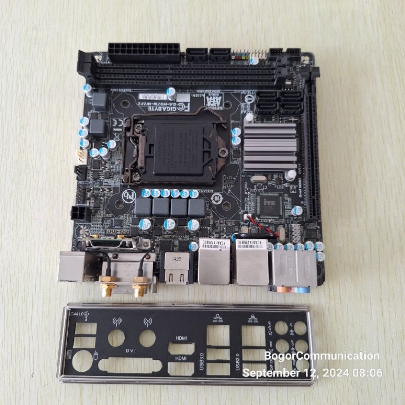 Jual Motherboard H97 Gigabyte GA-H97N-WIFI Intel Haswell 1150 Dual LAN ...