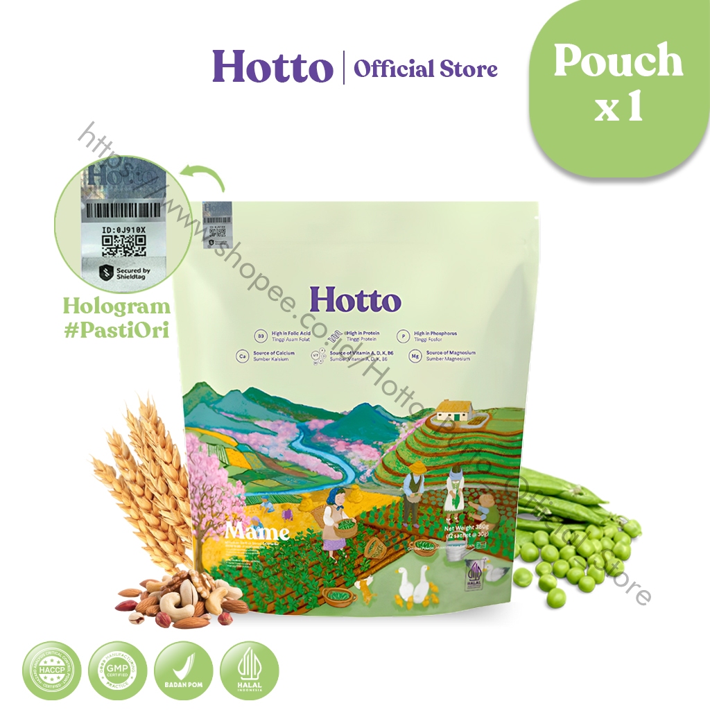 Jual Hotto Mame 1 Pouch 12 Sachet Hotto Mame Edamame Official Store ...