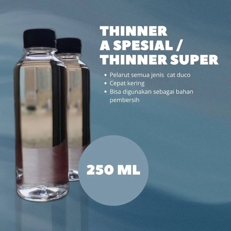 Jual Thinner A Special Repack Botol 250ml - Thinner Super | Shopee ...