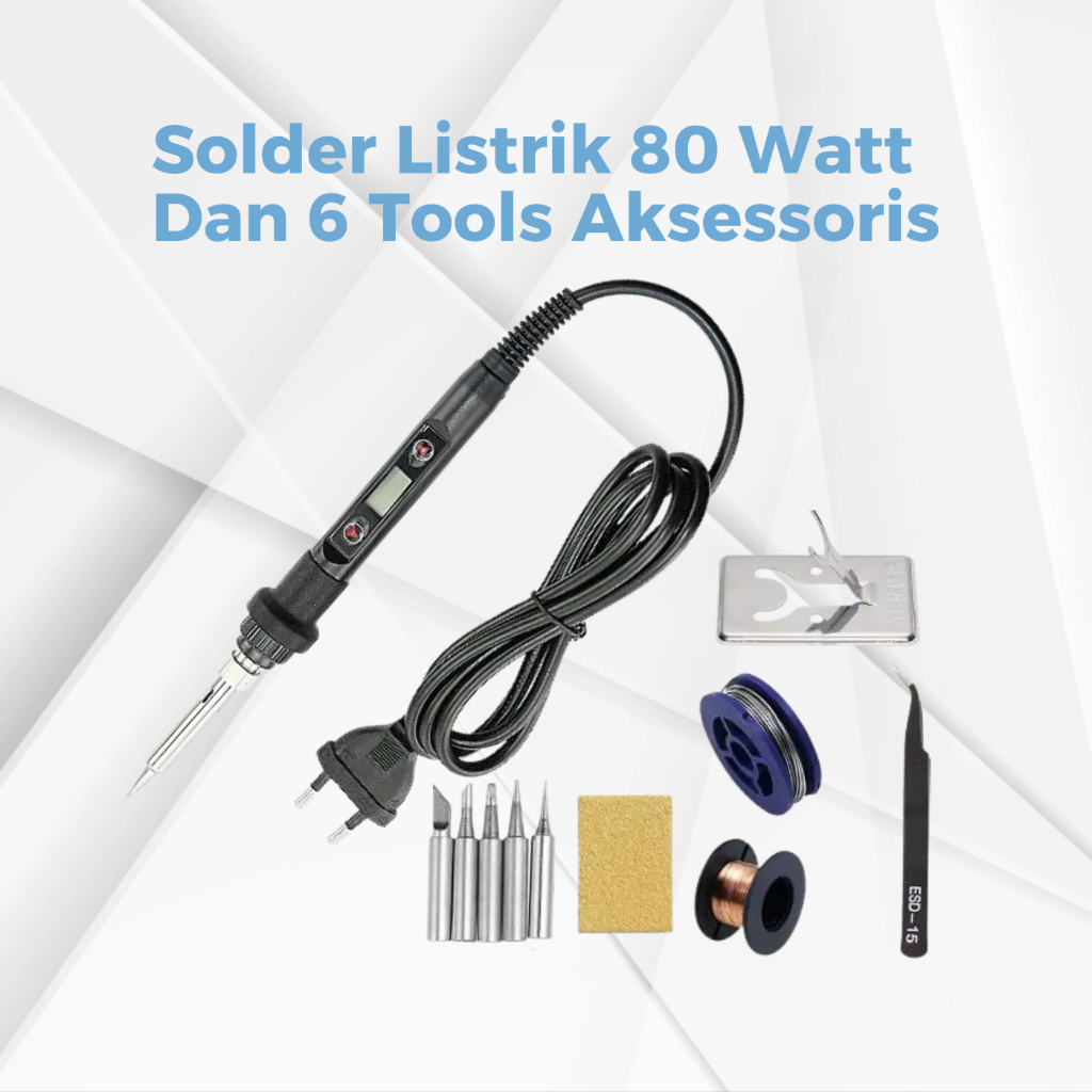 Jual Alat solder listrik digital 80watt 908v 220v adjustable | Shopee ...