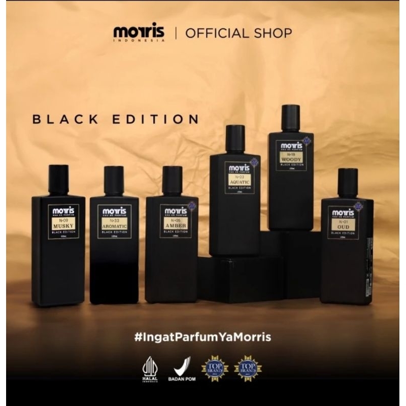 Jual Morris Eau De Parfum Black Edition 100ml | Shopee Indonesia