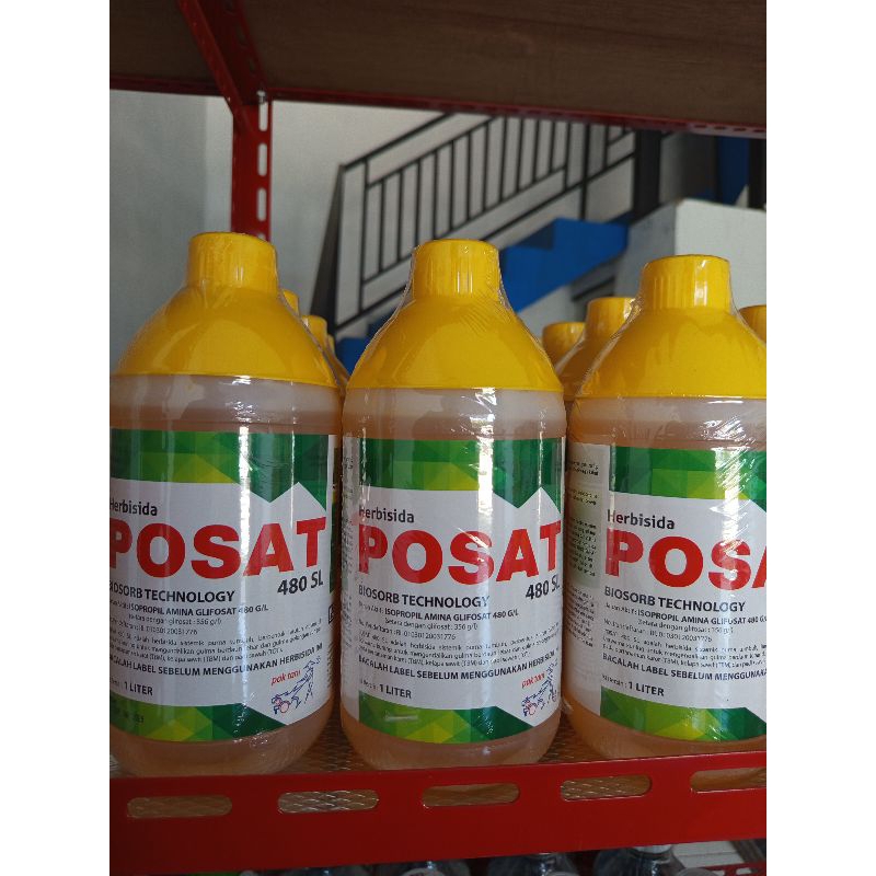 Jual Herbisida Posat 480 SL 1 liter (Pembasmi Rumput tuntas sampai akar ...