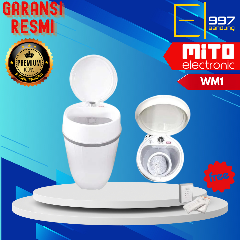 Jual Mesin Cuci Mini Portable MITO WM1 / WM 1 3.5 Kg Garansi resmi 1 ...