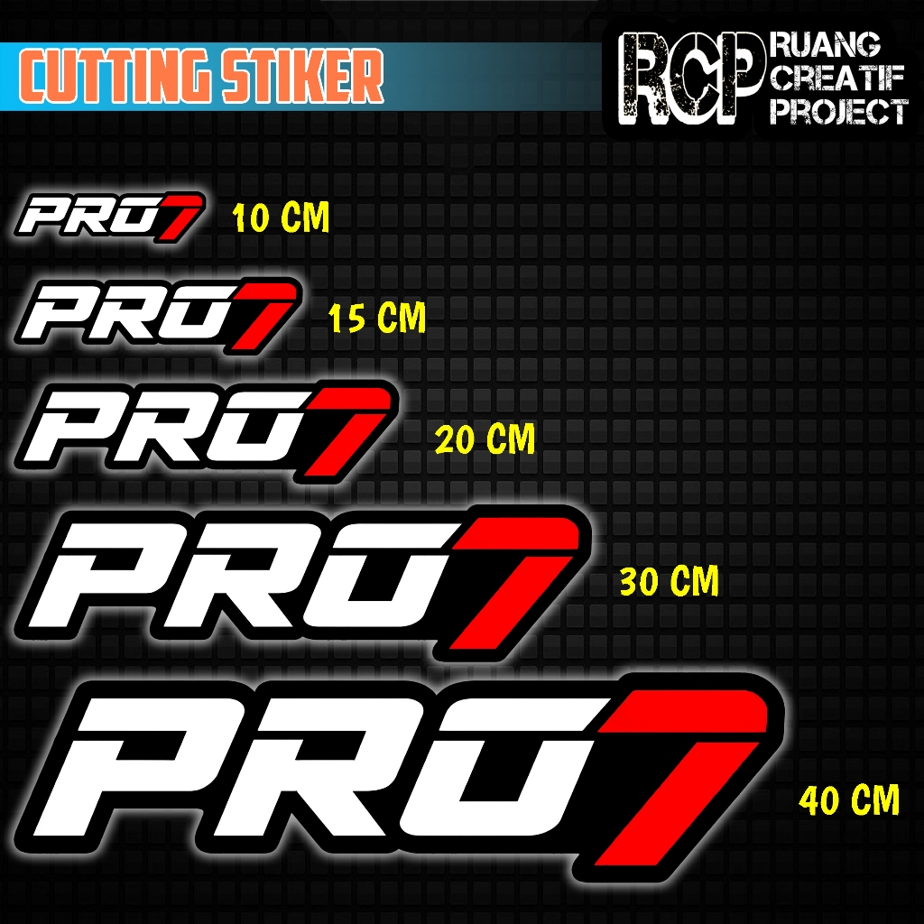 Jual STIKER PRO 7 / STIKER PRO TUJUH / STIKER RACING / STIKER KEREN ...