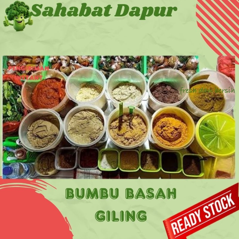 Jual Bumbu basah giling - Sayuran segar palembang - Sahabat dapur ...