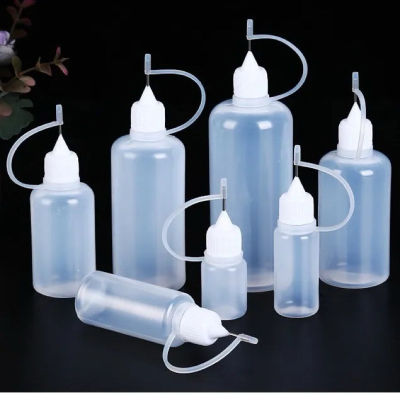 Jual Botol tetes 10 ml + Tutup Needle Dropper Bottle 10ml Liquid ...