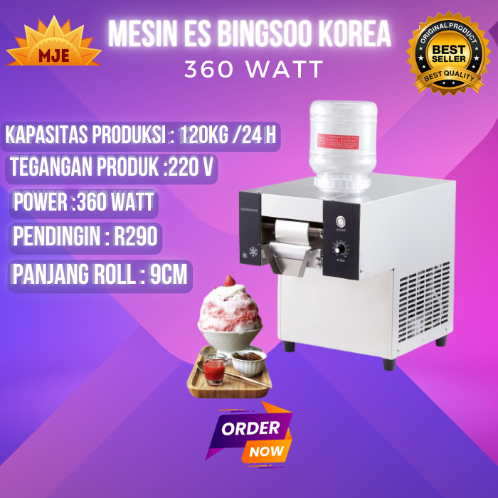 Jual Mesin es bingsoo 360 watt Mesin Bingso machine Snow Ice Maker ...