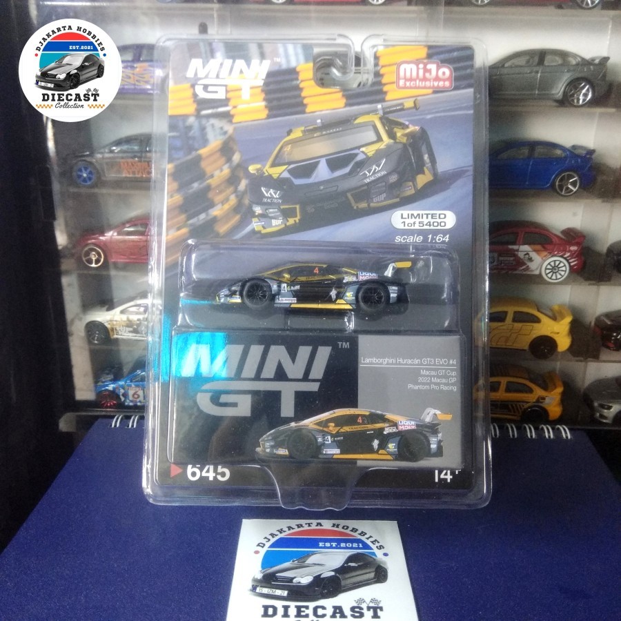 Jual mini gt lamborghini huracan gt3 evo macau GT cup | Shopee Indonesia