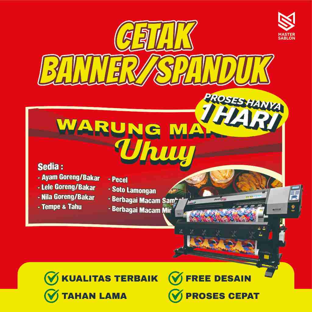 Jual Cetak Banner Spanduk MMT Jualan Proses Cepat Free Desain Kualitas Terbaik | Shopee Indonesia