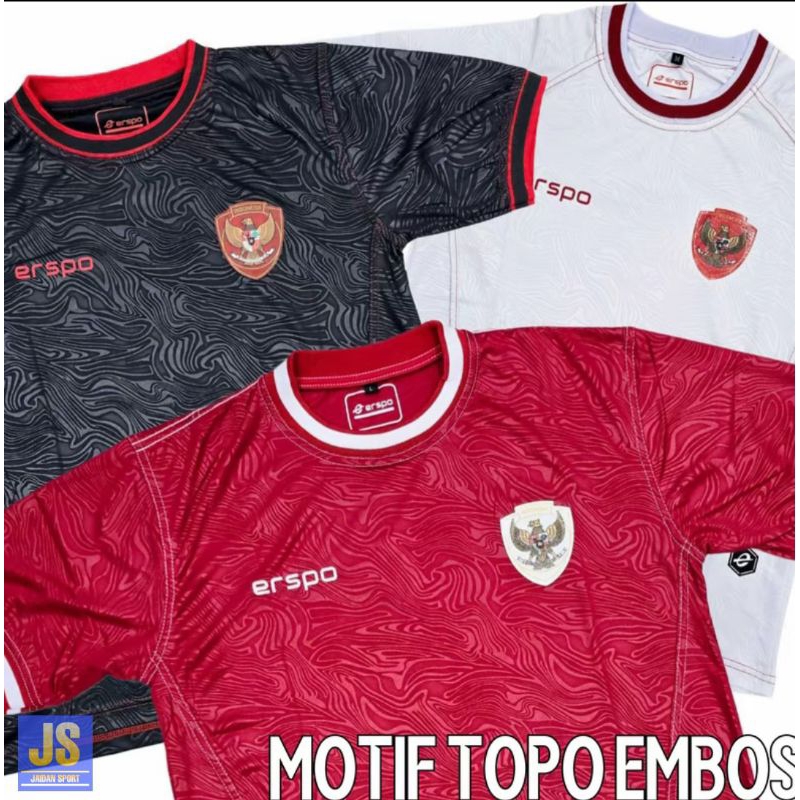 Jual jersey ERSPO timnas indonesia kualitas GO logo garuda timbul ...