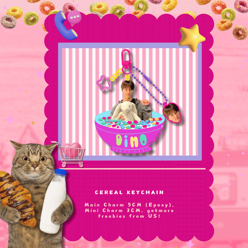 Jual Cereal Keychain (nct, seventeen, riize, bts) | Shopee Indonesia