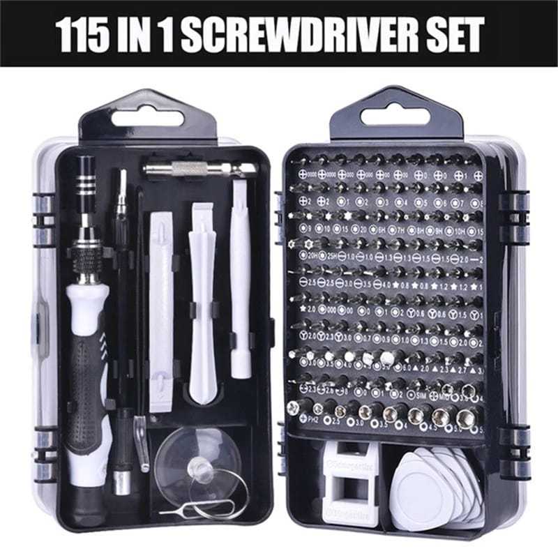 Jual OBENG 115IN1 SET OBENG 115PCS TOOL KIT OBENG SET | Shopee Indonesia