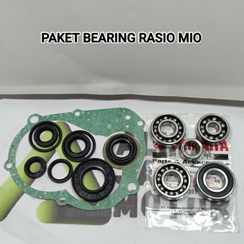Jual BEARING RASIO + PAKING + SEAL KOMPLIT MIO SMILE MIO SPORTY FINO LAMA MIO SOUL KARBU NOUVO ...