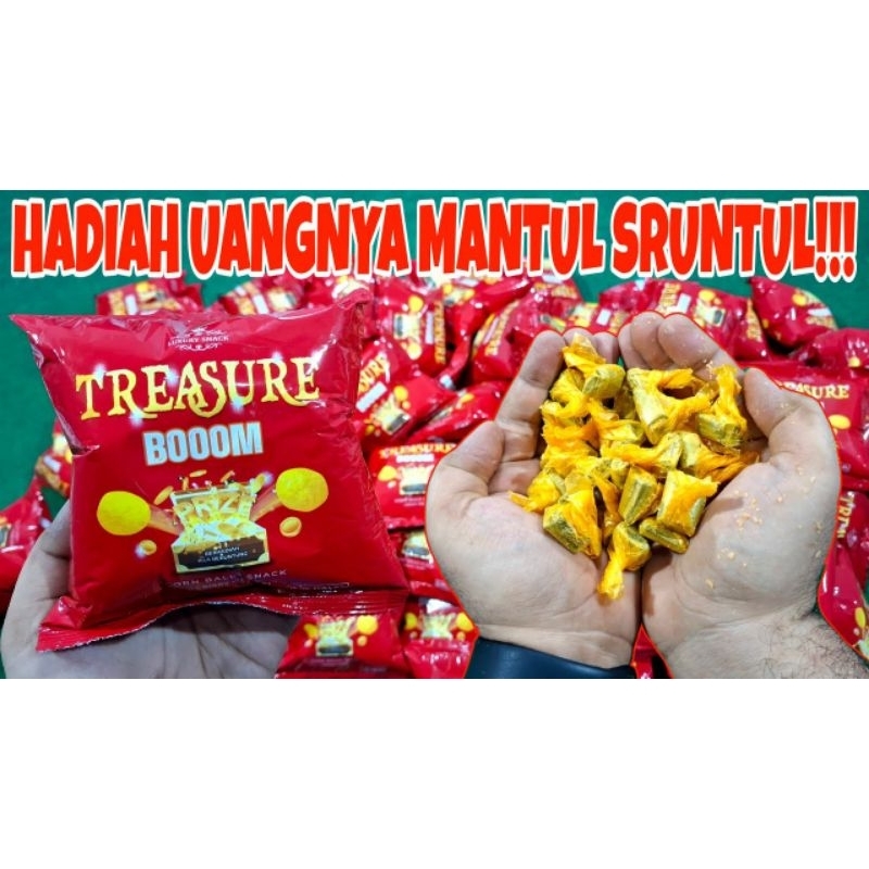 Jual Chiki Viral TREASURE BOOM Berhadiah Uang Tunai (1 renceng isi ...