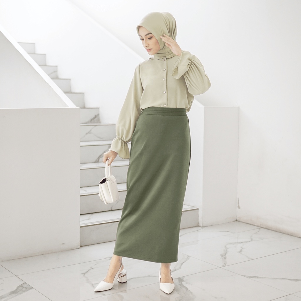 Jual Rok Span Scuba Skirt Rok Kerja | Shopee Indonesia