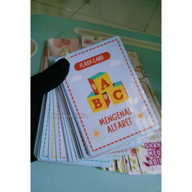 Jual FLASH CARD EDUKASI ALFABET/KARTU ALFABET/FLAS CARD ABCD/KARTU ...