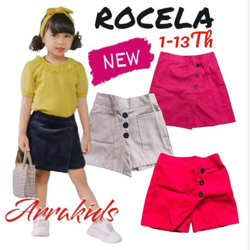 Jual Rok Celana Rocela anak perempuan 1-12th Drill Premium Terlaris | Shopee Indonesia