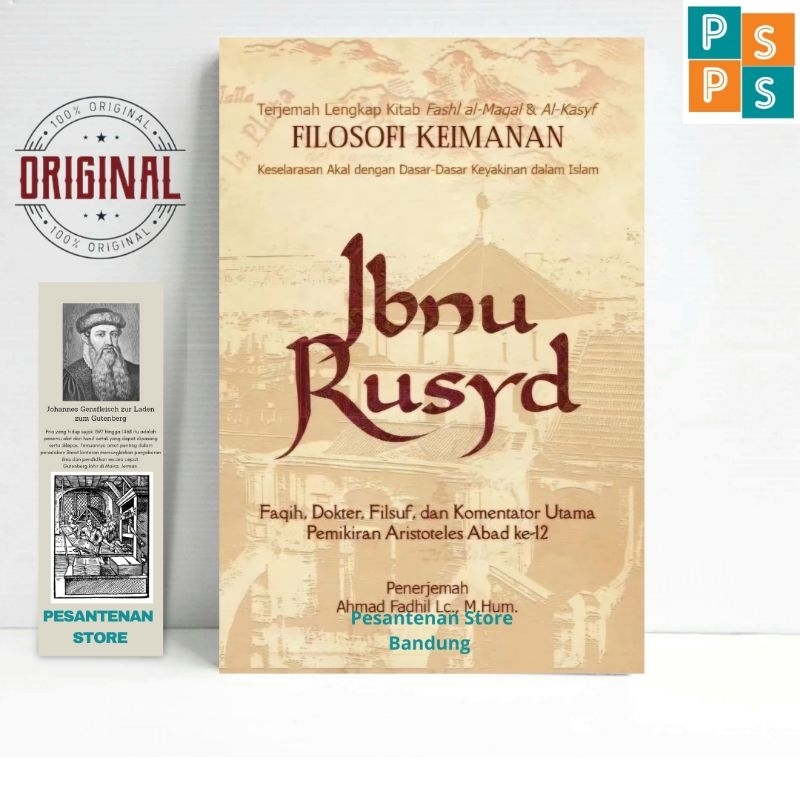 Jual Buku Terjemah Lengkap Kitab Fashl Al Maqal dan Al Kasyf Filosofi ...