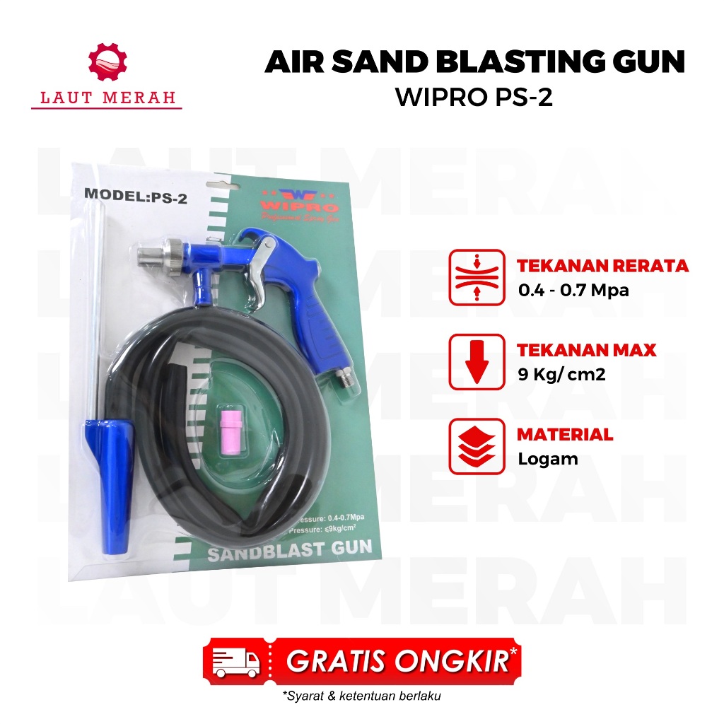 Jual WIPRO PS2 Air sandblasting Gun Sand Blaster SandBlaster Tembakan Pasir Kaca GUN SPRAYER ...