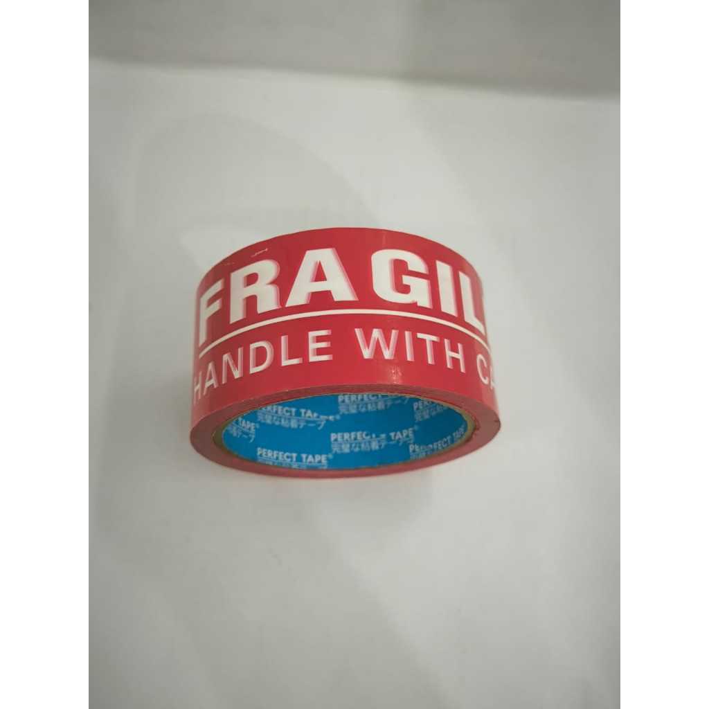 Jual LAKBAN FRAGILE 2" x 50 METER / LAKBAN FRAGILE 48mm X 50 METER ...
