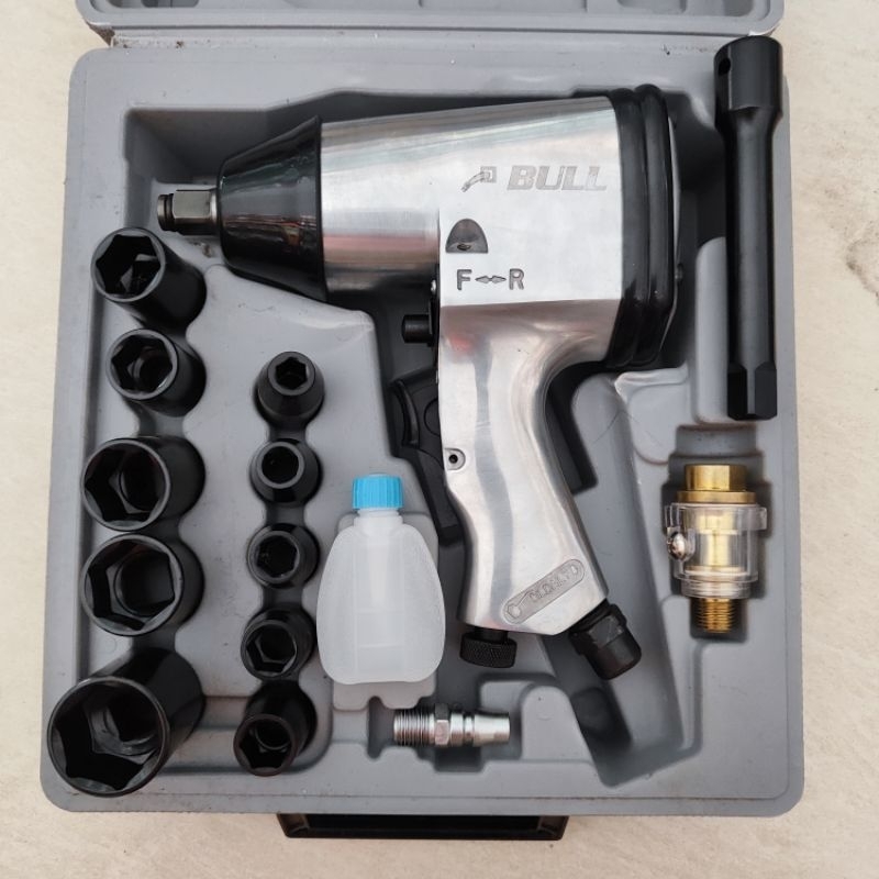 Jual Alat Buka Pembuka Baut Ban Roda Air Impact Wrench Angin Kompresor ...